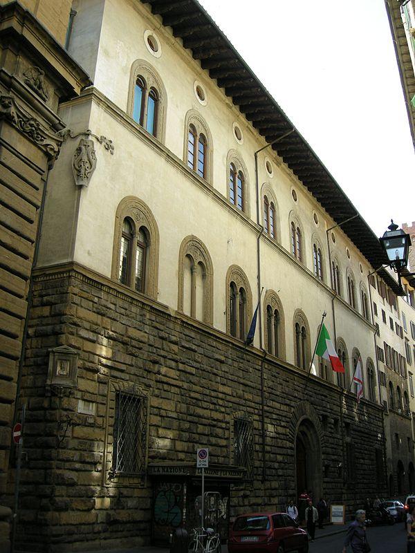 Fachada Del Palacio Pandolfini Florencia Palazzo Pandolfini